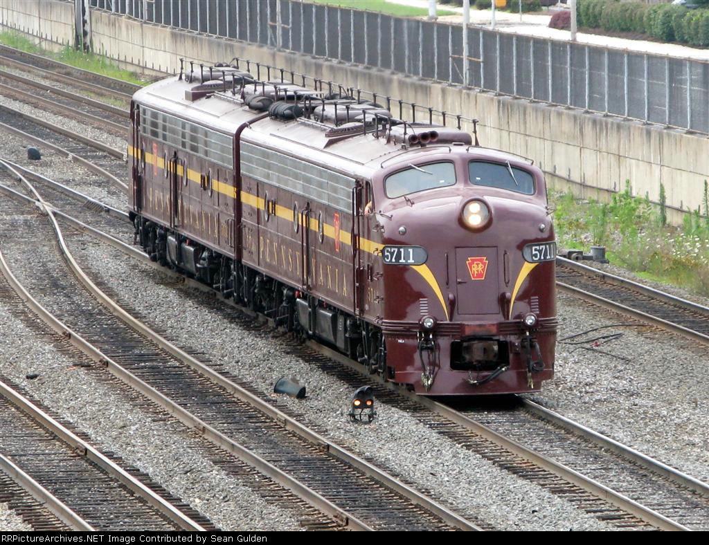 Juniata Terminal's restored PRR EMD E8A's